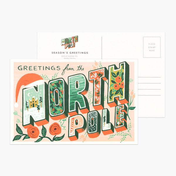 Greetings From The North Pole Postcard Set– Bird Box Gifts