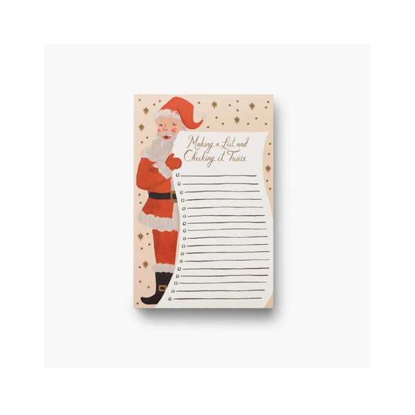 Santa's List Notepad– Bird Box Gifts